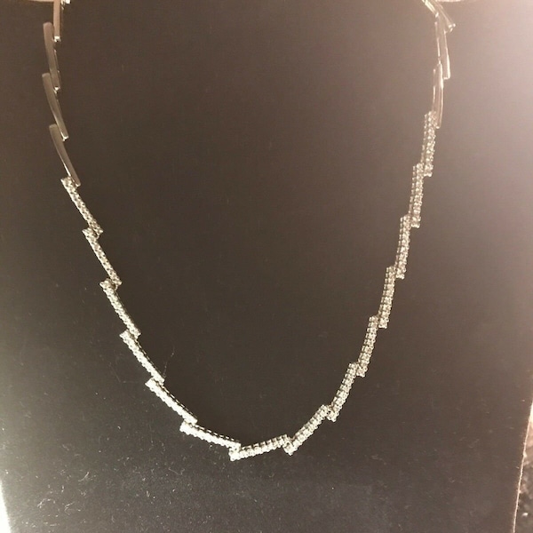 Zig Zag Necklace - Etsy