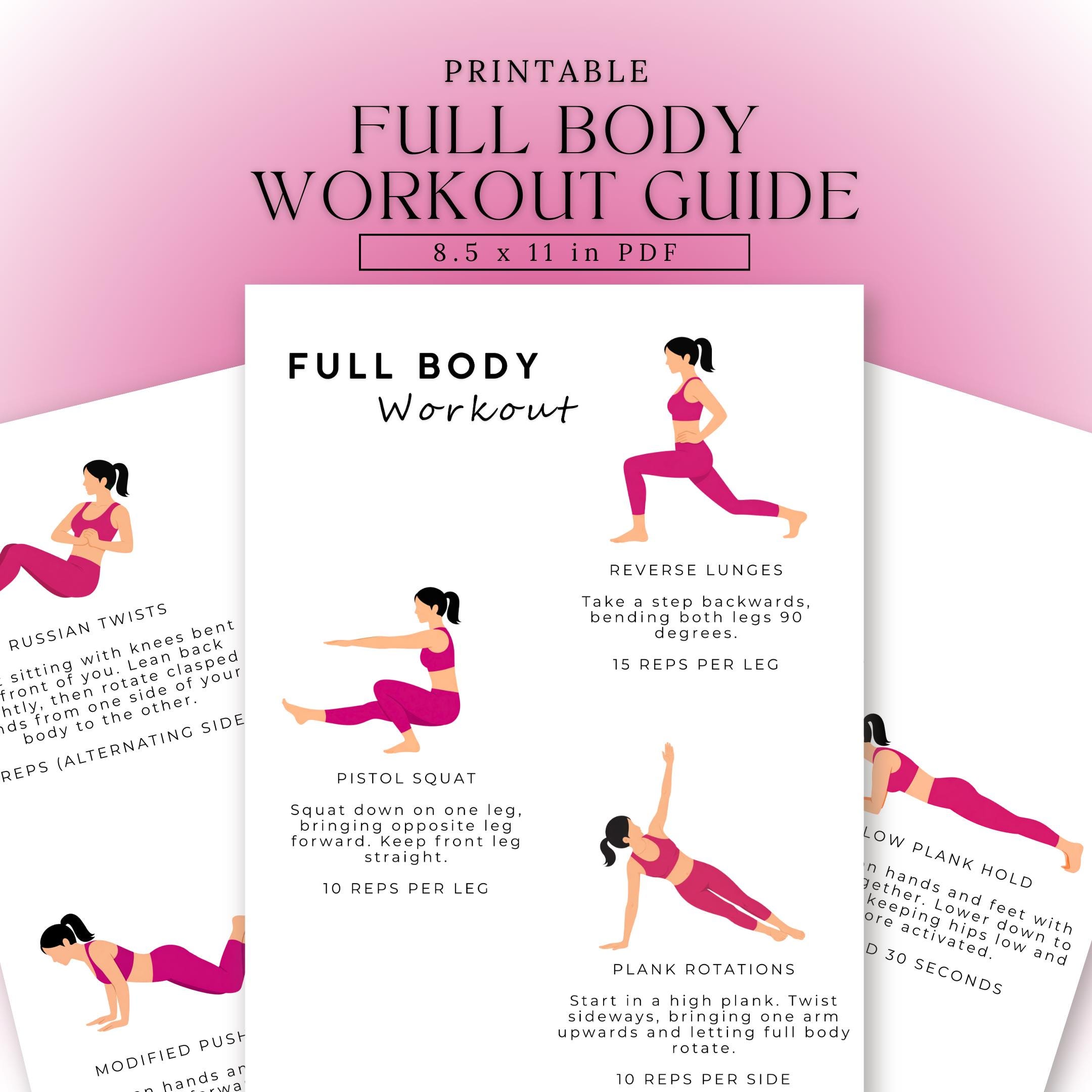 Full Body Workout | Bodyweight Exercises | Total Body Workout | Fitness ...