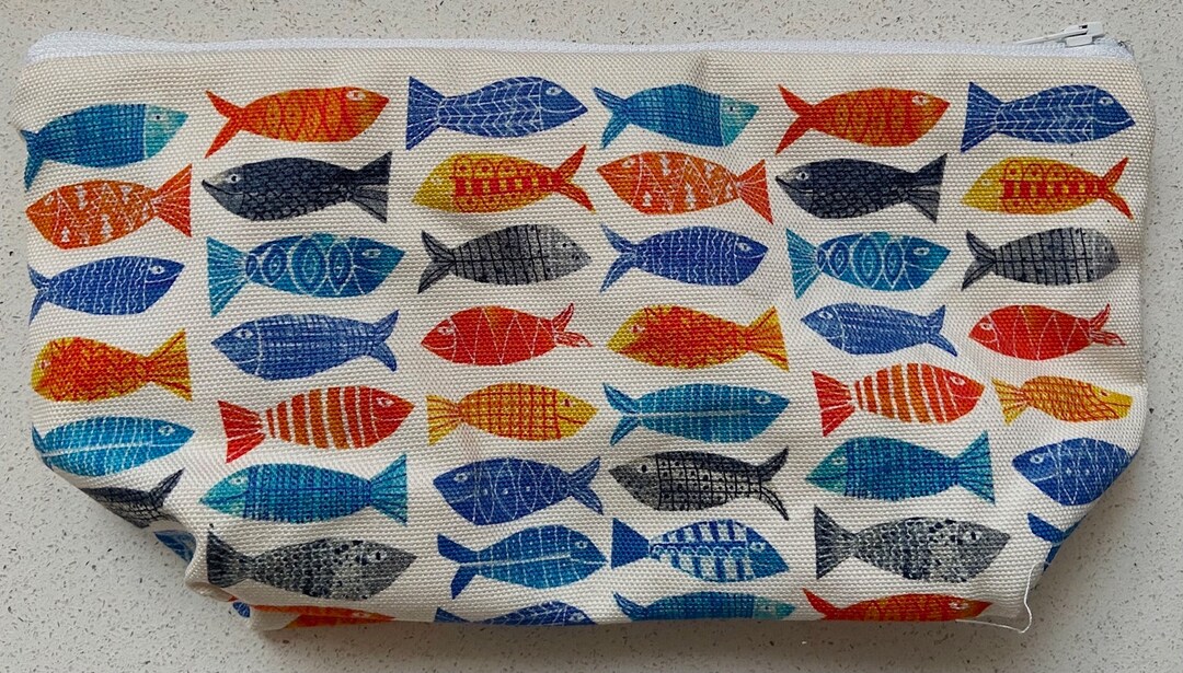 Fish Zipper Pouch - Etsy