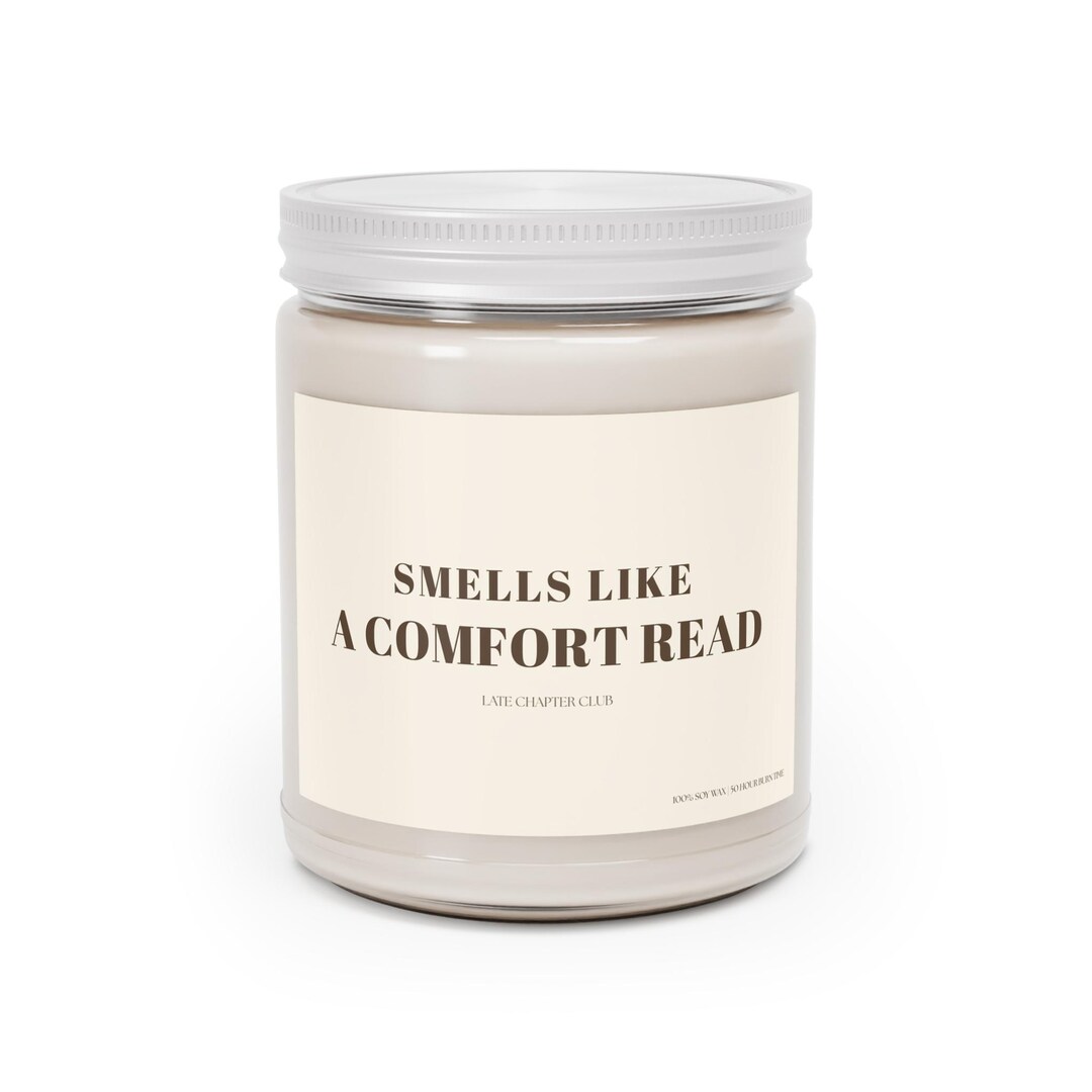 Smells Like A Comfort Read Candle Book Lover Gift Cozy Reading Candle ...