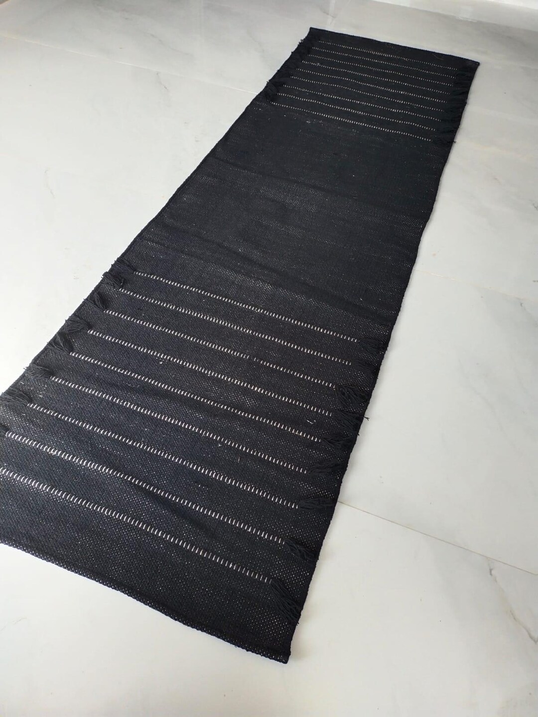 Organic Cotton Yoga Mat – Handwoven, Anti-slip, Eco-friendly Exercise ...