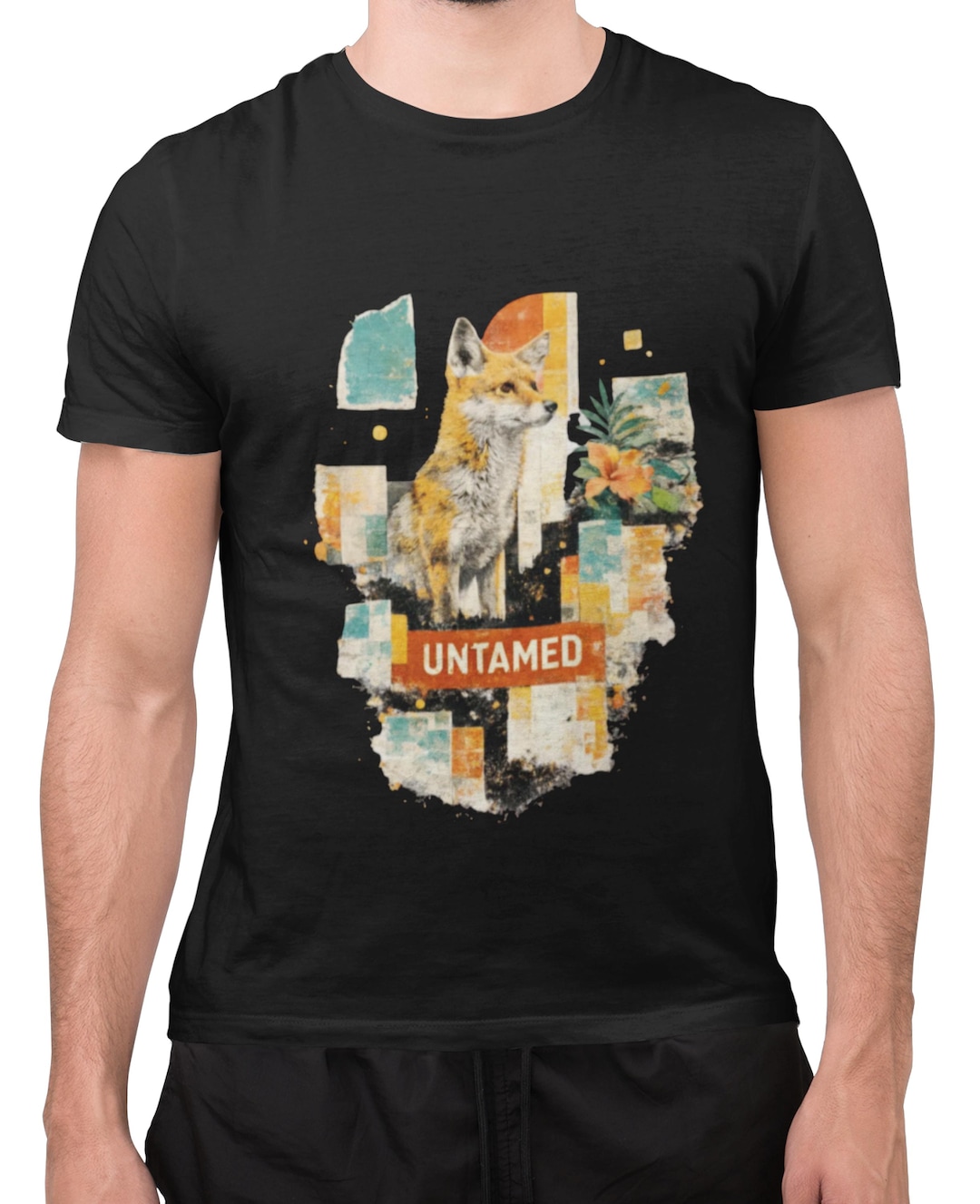 Untamed Shirt, Fox Graphic T-shirt, Unisex Animal Graphic Tee, Nature ...