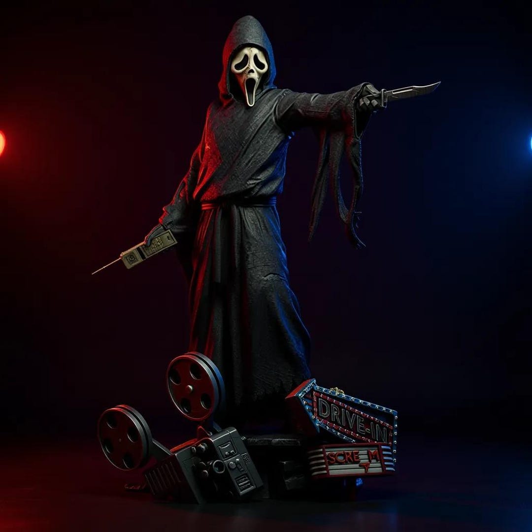 Ghostface STL 1:6 Scale (fullsize + Bust) | 3 Variant Sculpt | No ...