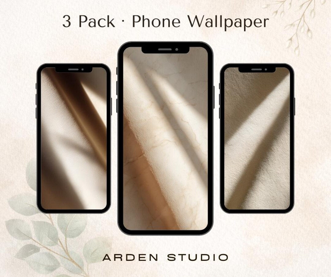 Fabric Texture Phone Wallpaper | Neutral Beige Minimal Background ...