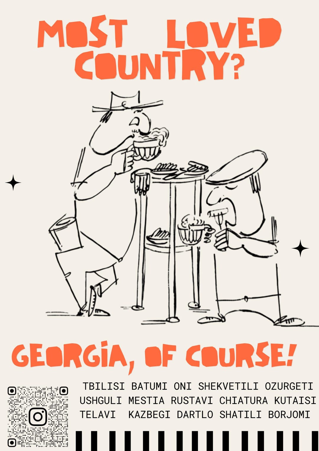 Georgia Poster – Most Loved Country – Digital Wall Art - Etsy