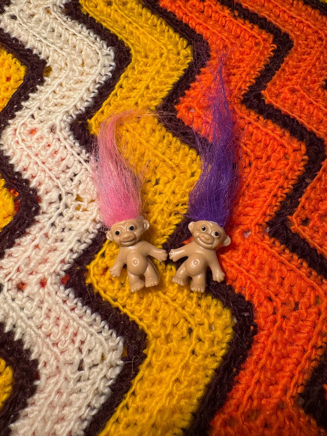 2 Very Mini Troll Figures - Etsy