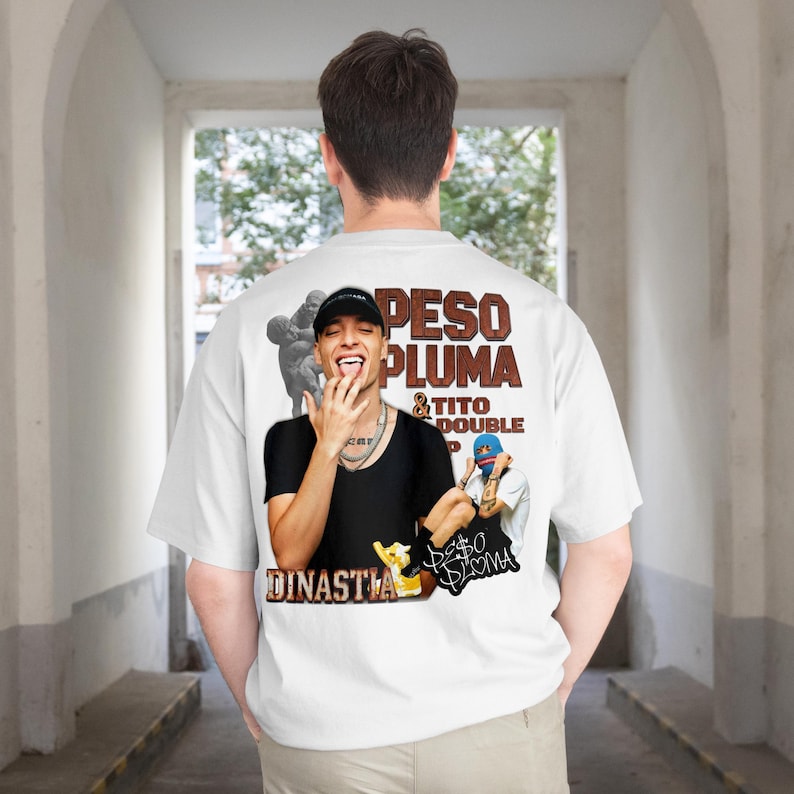 Peso Pluma Dinastia Tour PNG, Tito Double P Design Shirt Art (instant ...