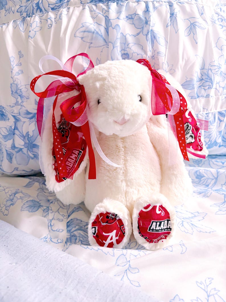 Custom College Jellycat Stuffed Bunny | Grad Gift for Seniors | College ...