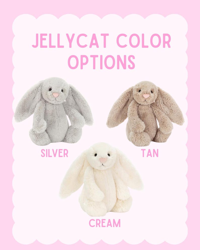 Custom College Jellycat Stuffed Bunny | Grad Gift for Seniors | College ...