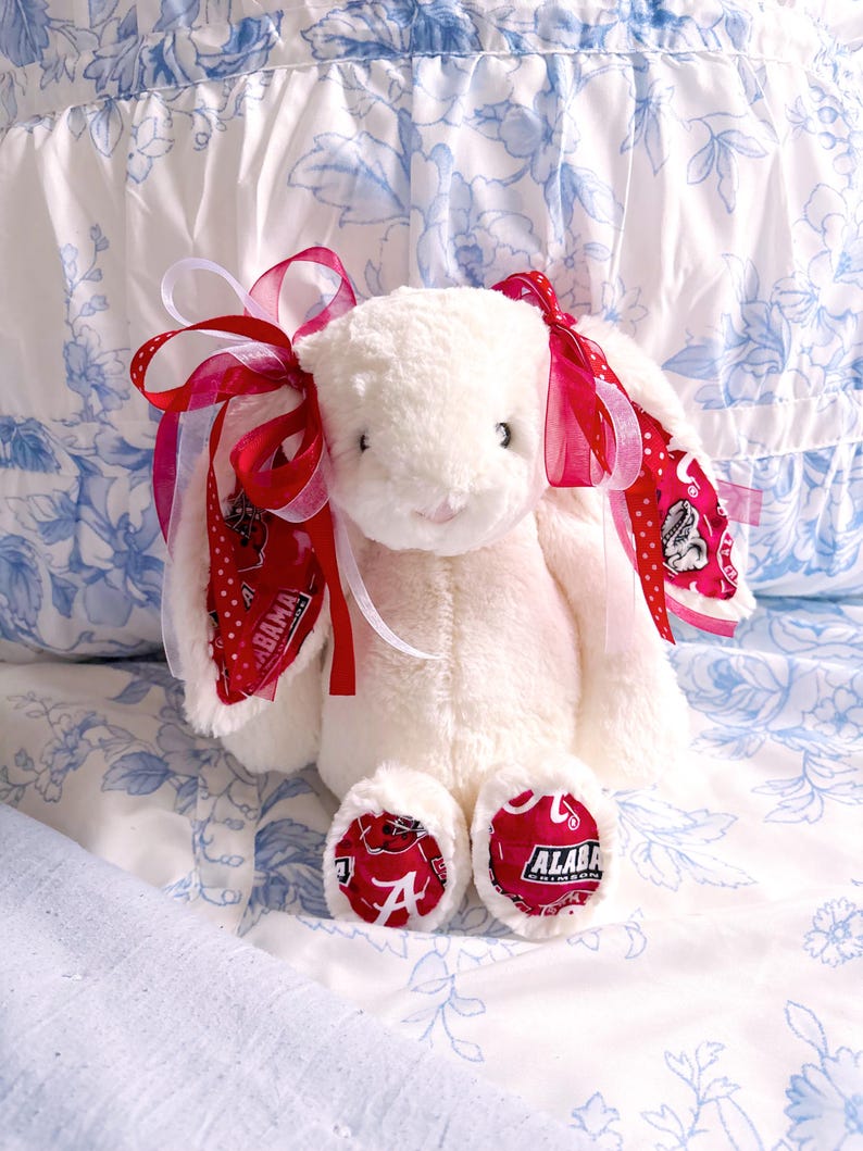 Custom College Jellycat Stuffed Bunny | Grad Gift for Seniors | College ...