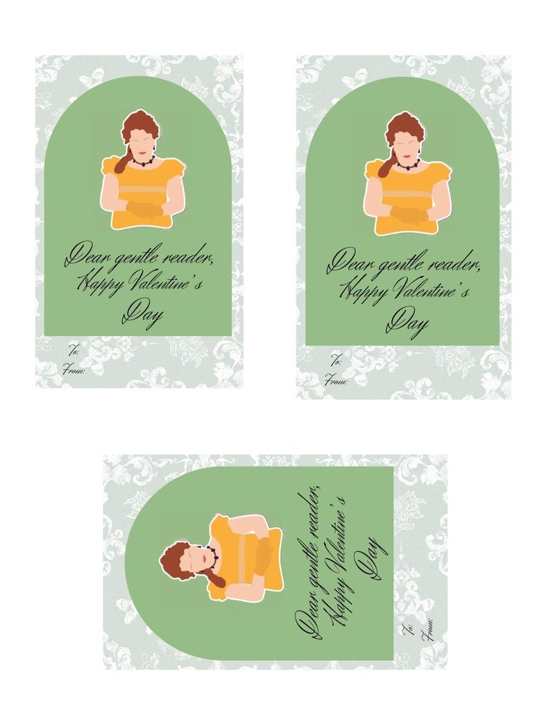 Bridgerton Valentine Cards - Etsy