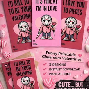 Friday the 13th Valentine Cards - Etsy