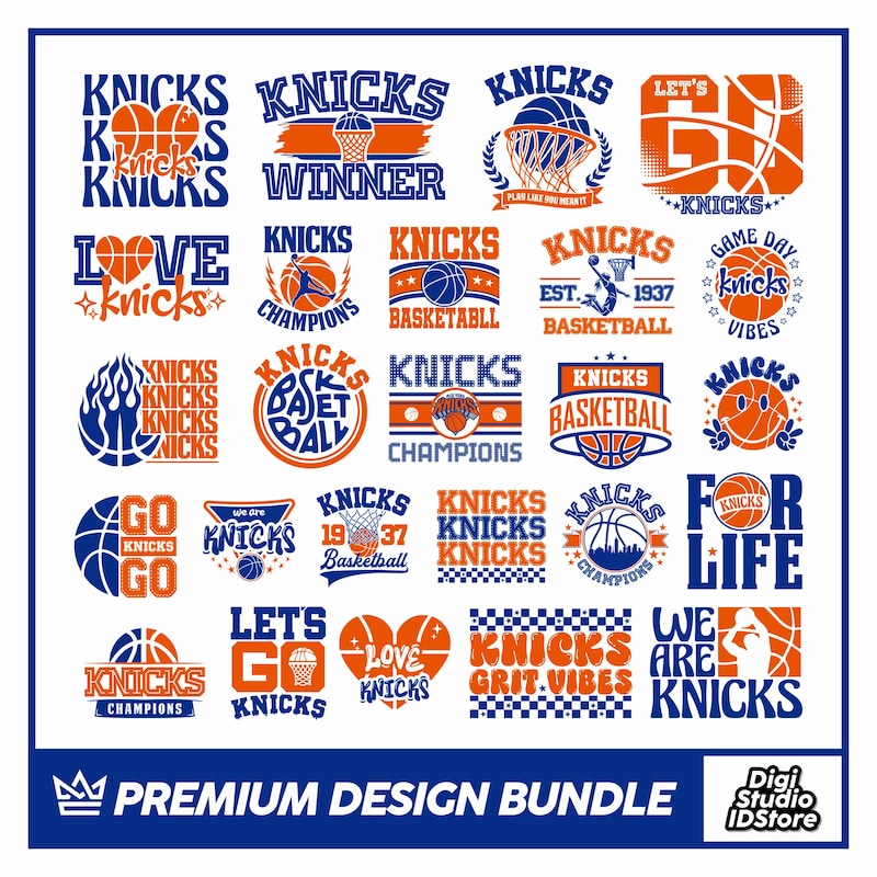 Knicks Logo Svg - Etsy