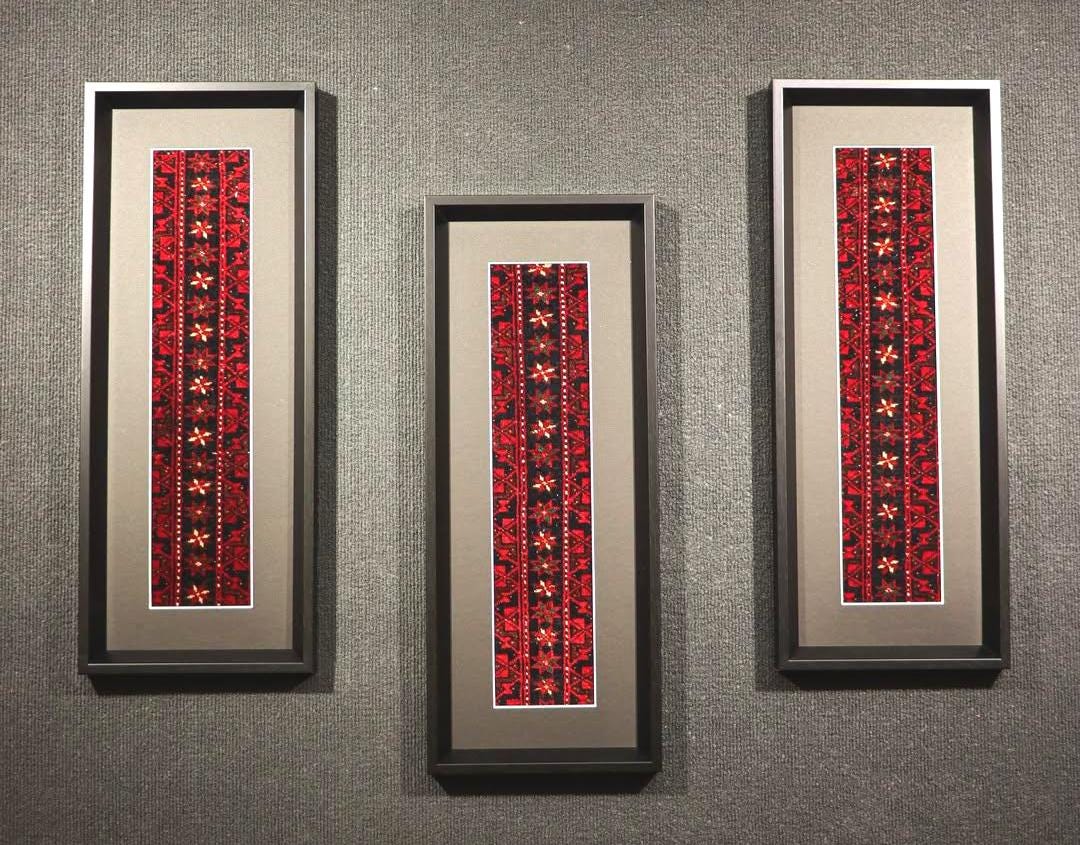 Framed Vintage Rug Triptych (model M7) – Handwoven Textile Wall Art - Etsy