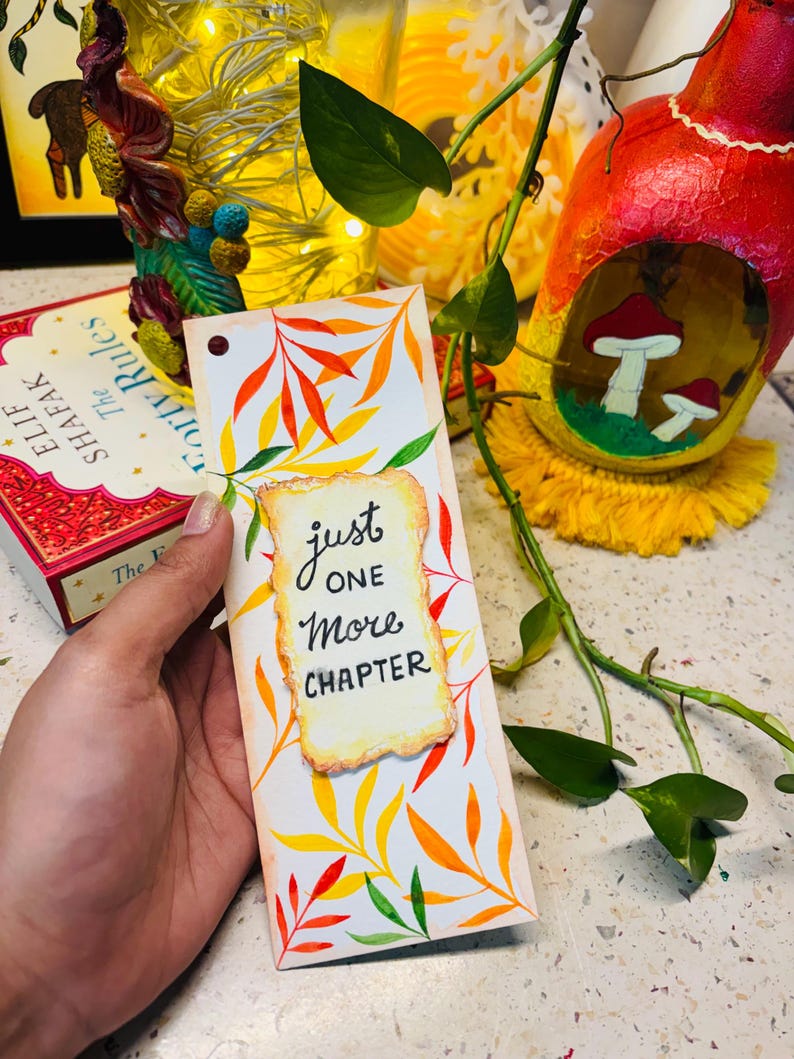 Handpainted Floral Bookmark | Watercolor Quote Bookmark, Bulk Orders ...