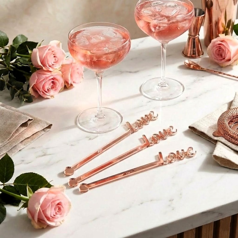 Valentine’s Day Stir Stick SVG – Laser Cut Acrylic Drink Stirrers Dxf ...