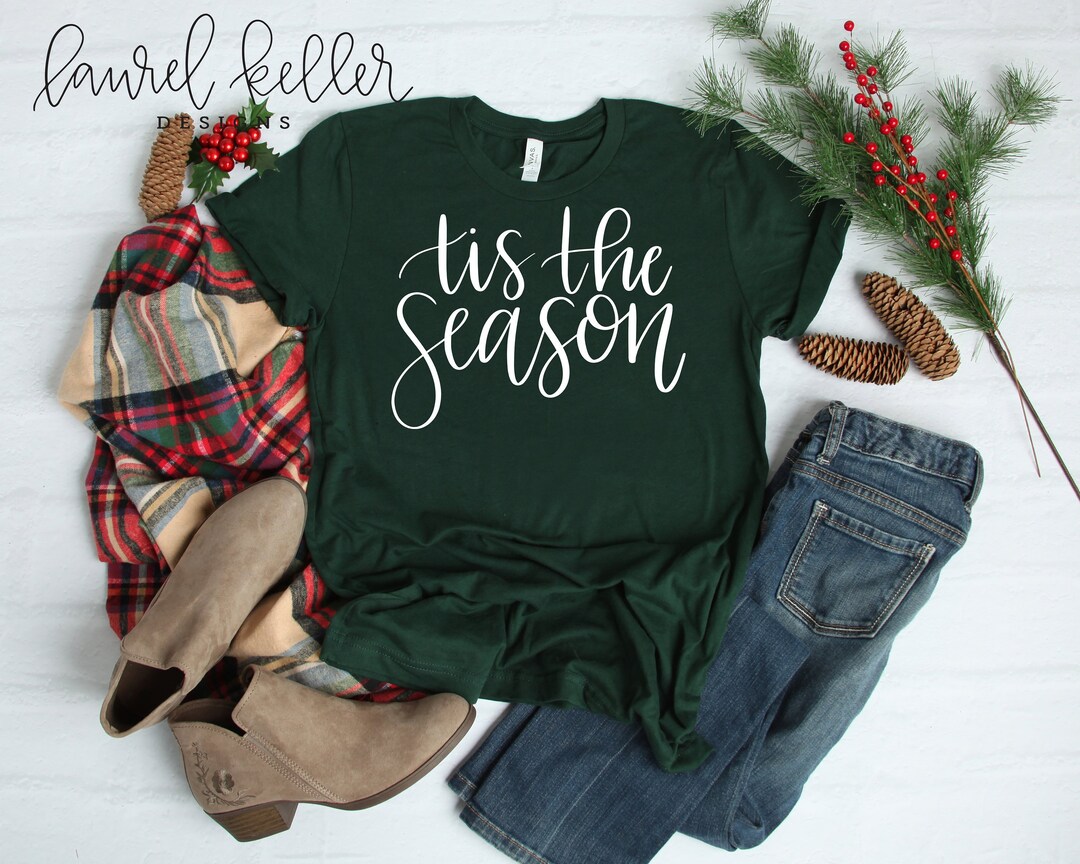 Tis the Season SVG File, Christmas SVG File, Hand Lettered Svg ...