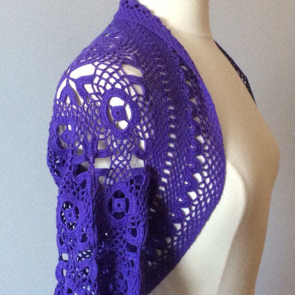 Purple Lace Bolero - Etsy