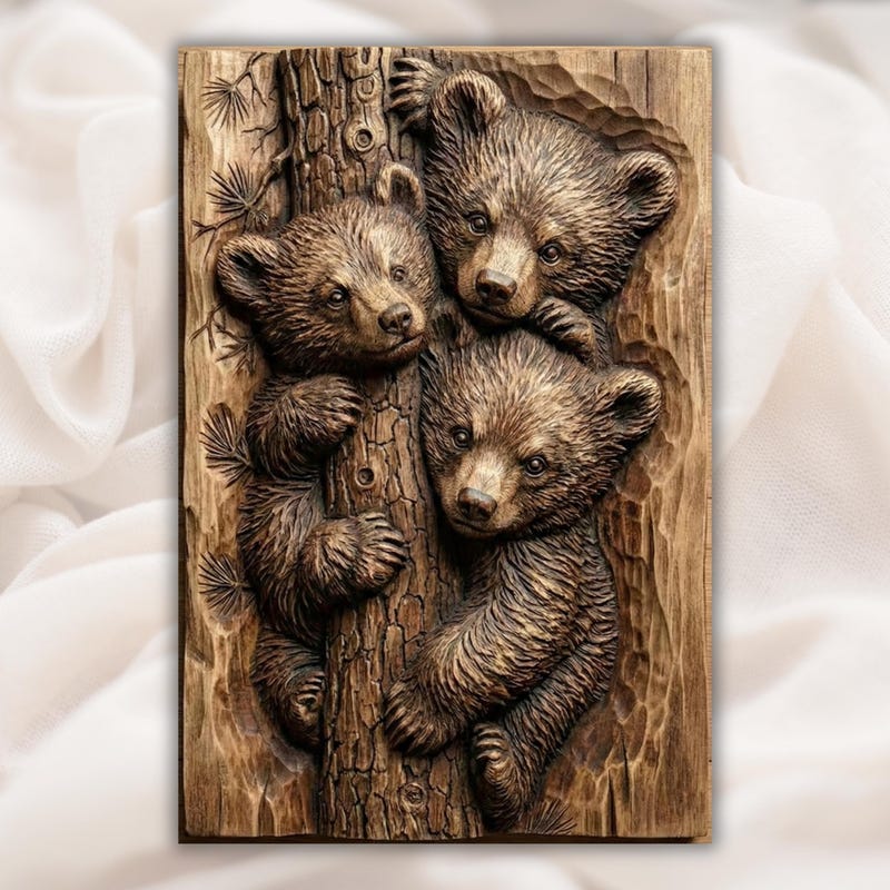 3d Bear Nursery Wall Art - Etsy