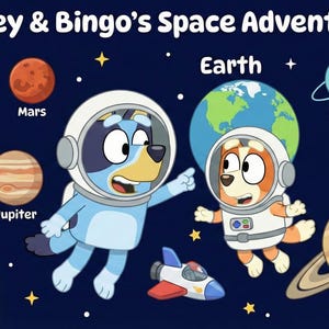 Bluey and Bingo Cards - Etsy