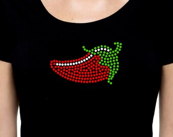 Rhinestone t shirt | Etsy