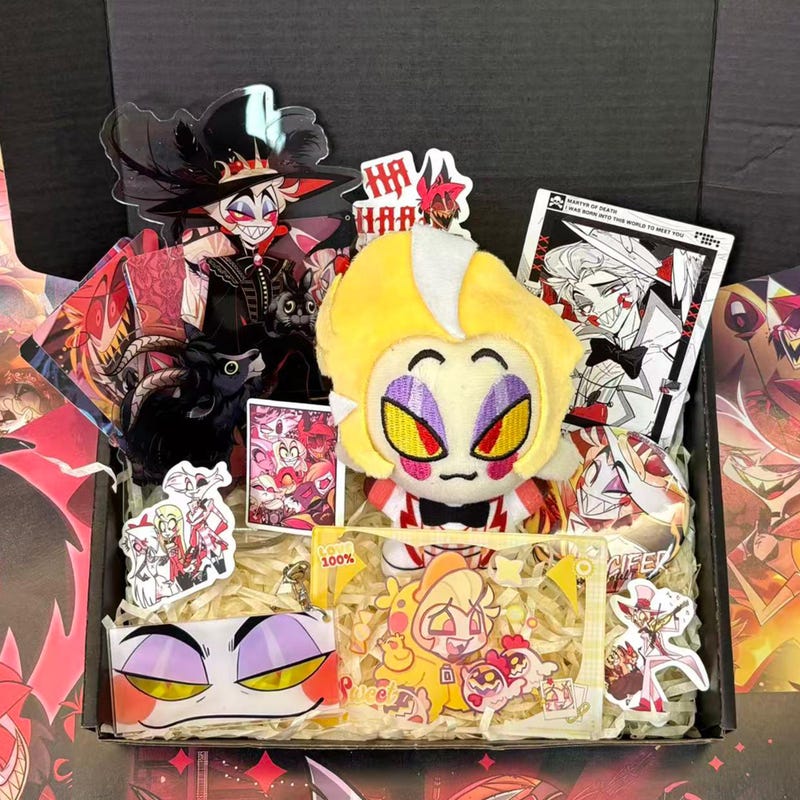 Hazbin Hotel Keychains Box - Etsy