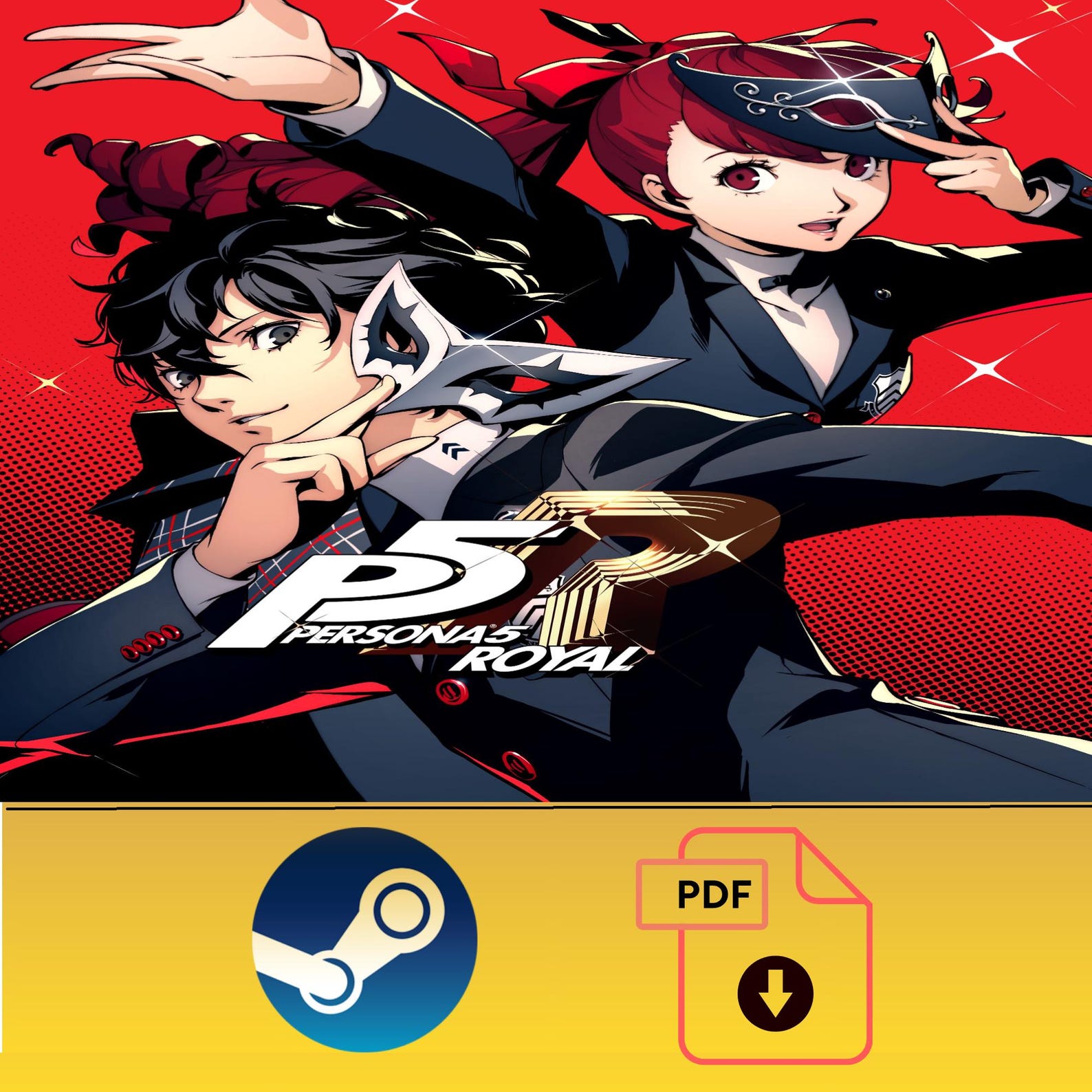 ペルソナ5 ザ・ロイヤル – オフラインアクティベーション (STEAM) | PDFファイル + 説明書 (オフラインモード) - Etsy 日本