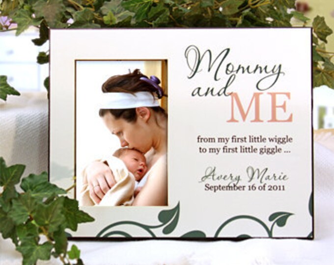 Personalized Photo Frame for New Baby, New Mom - "mommy and Me" : Add ...