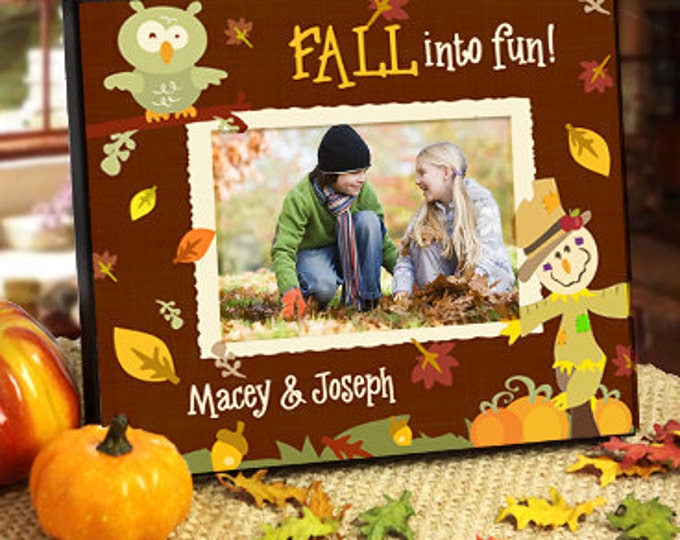 Fall-themed Personalized Picture Frame for Kids : Fall Into Fun With ...