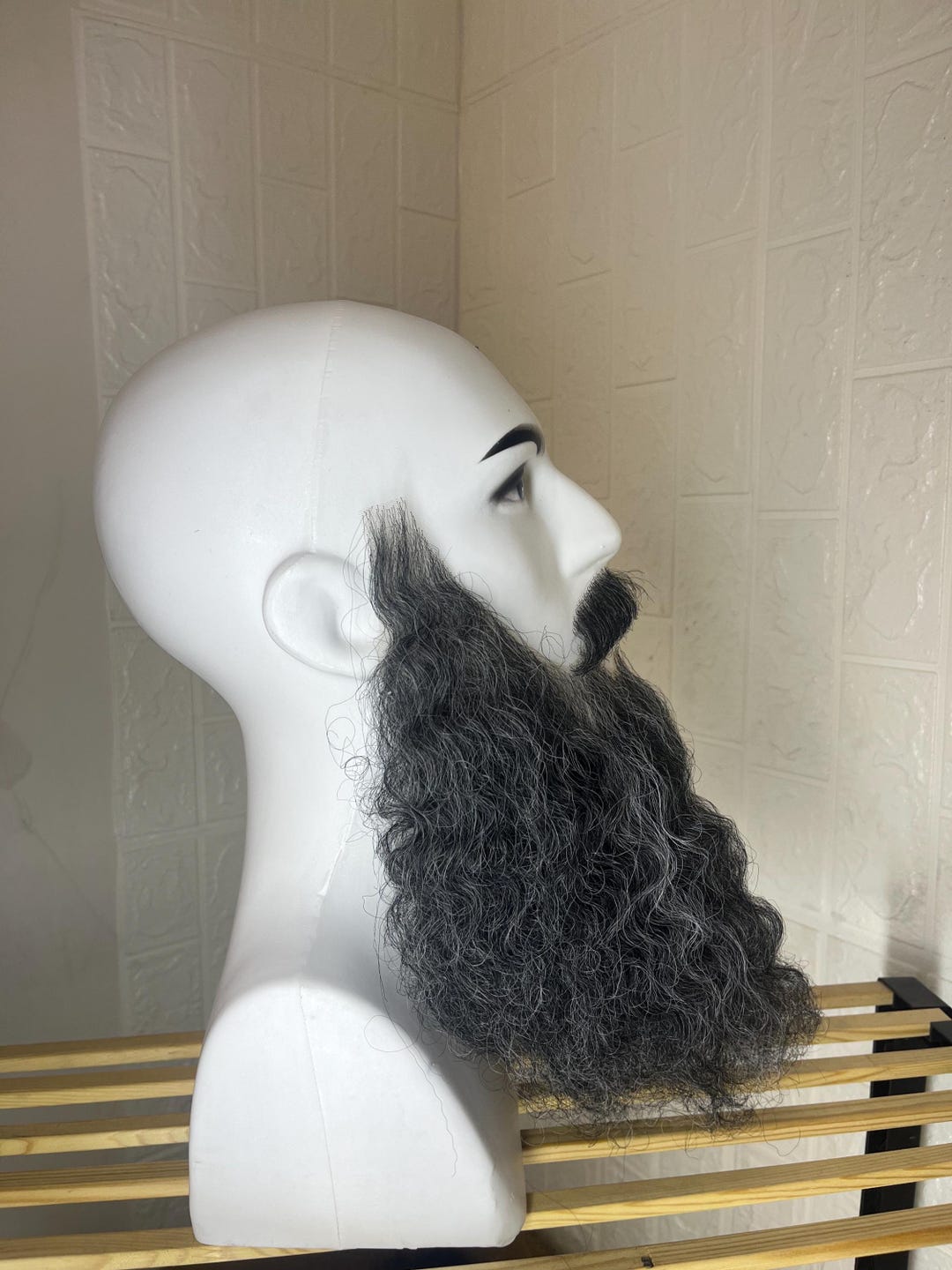 Realistic Handmade Fake Beard & Mustache Set | Lace Front | Custom ...