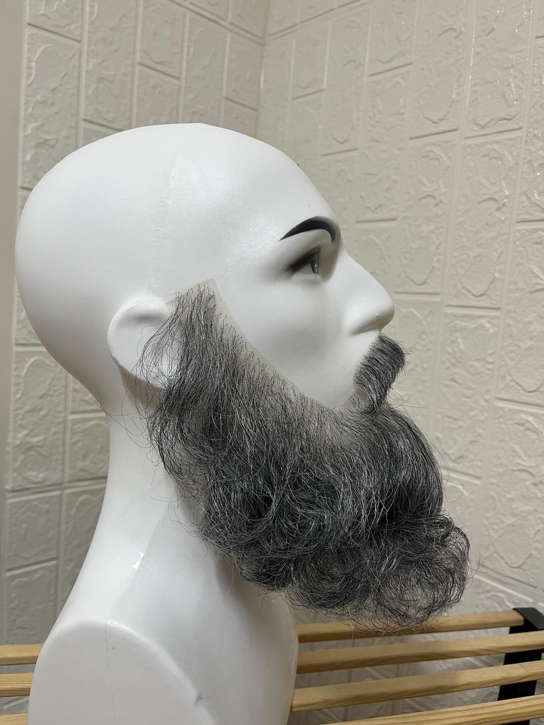 Realistic Handmade Fake Beard & Mustache Set | Lace Front | Custom ...