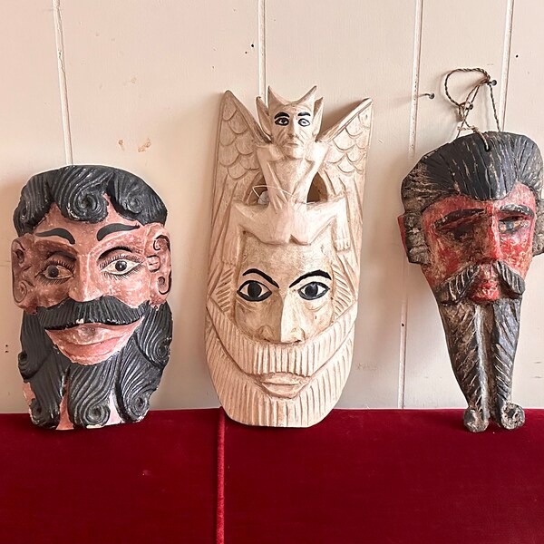 Mexican Devil Masks - Etsy