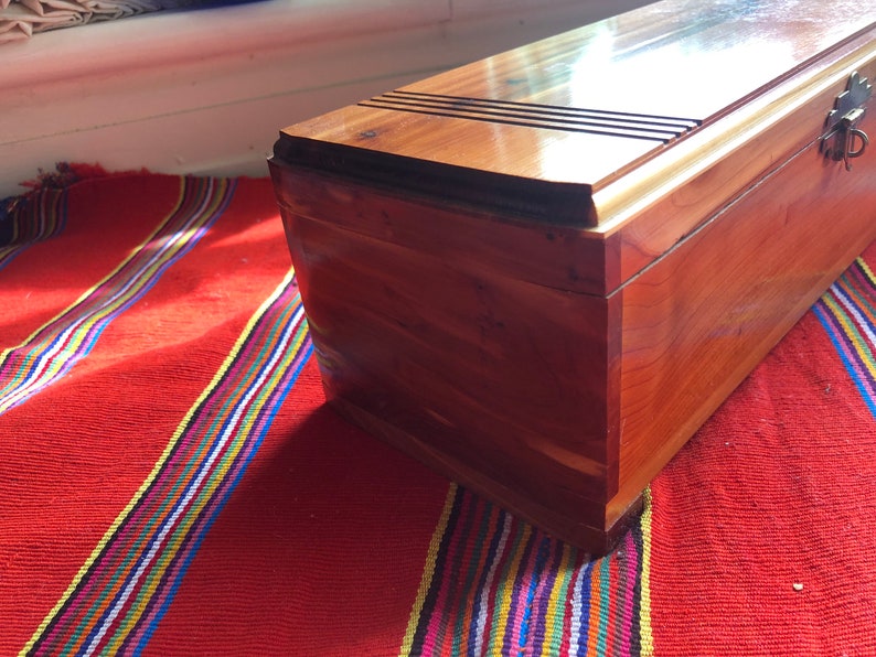 Vintage Cedar Box Small Box Jewelry Box Storage Box Wood - Etsy