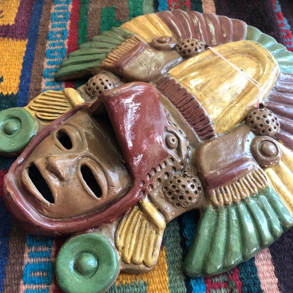 Mayan Mask - Etsy