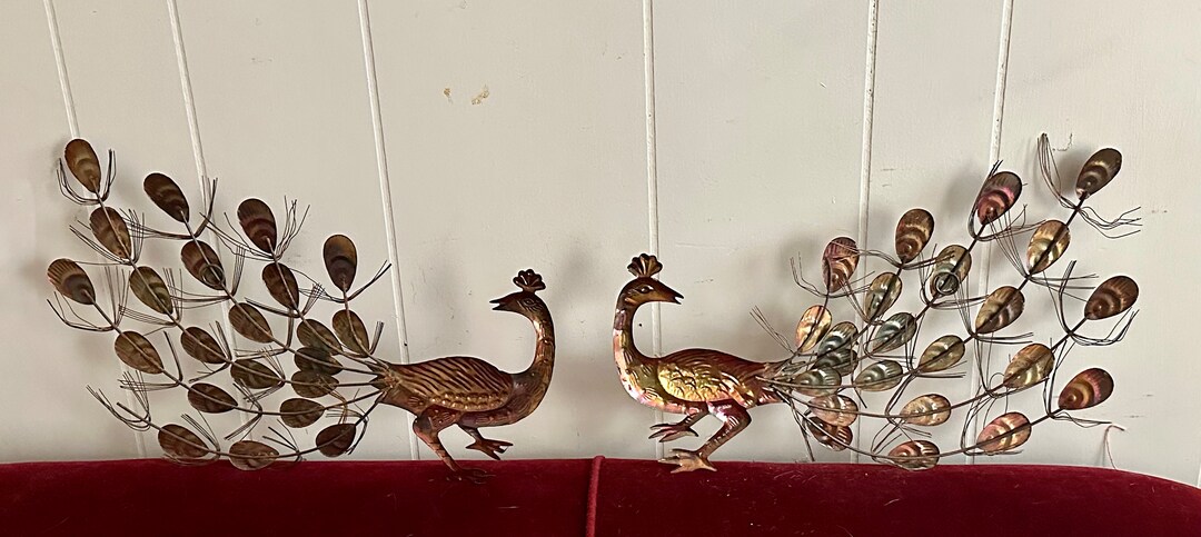 Vintage Metal Vintage Wall Decor, Wall Hanging, Midcentury - Etsy
