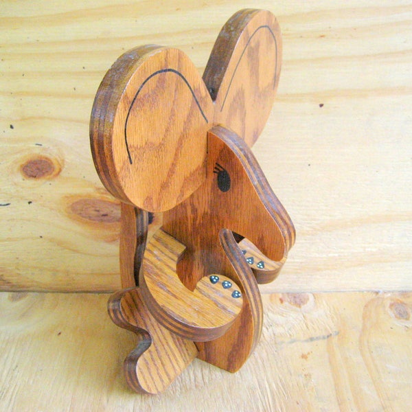 Wooden Mouse - Etsy