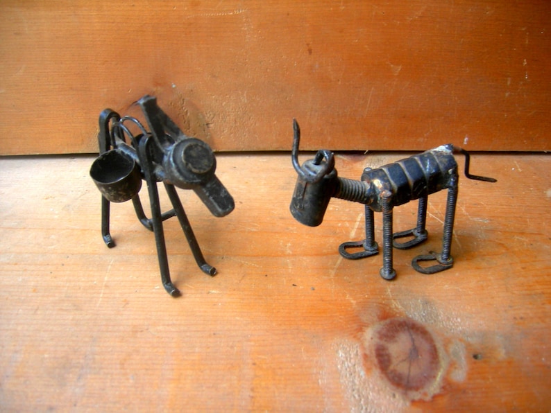 Vintage Metal Art, Found Objects, Art, Creatures Animals Airplane ...