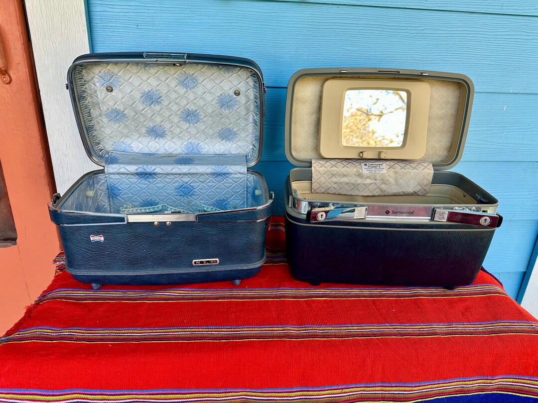 Vintage Train Case, Box, Suitcase, Small Suitcase, Luggage, Samsonite ...