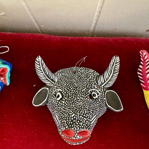 Vintage Folk Art Masks, Mexican Masks, Guerrero, Devil, Bull Mask ...