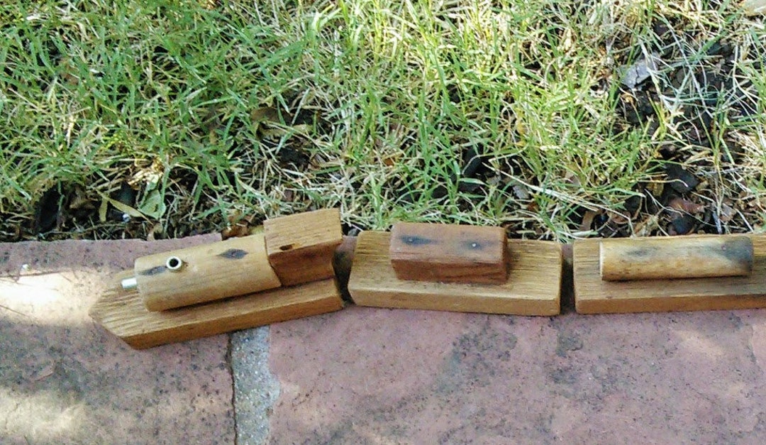 Vintage Wood Train Set, Train Blocks, Train Set, Train Toy, Train Decor ...