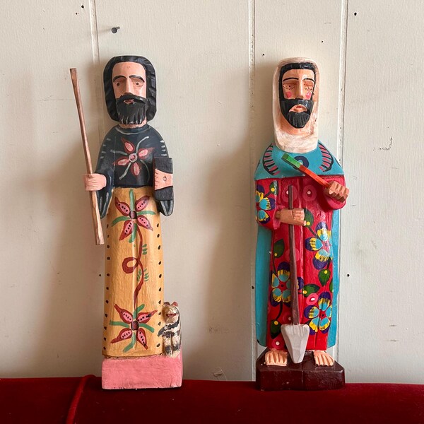 Carved Santos - Etsy