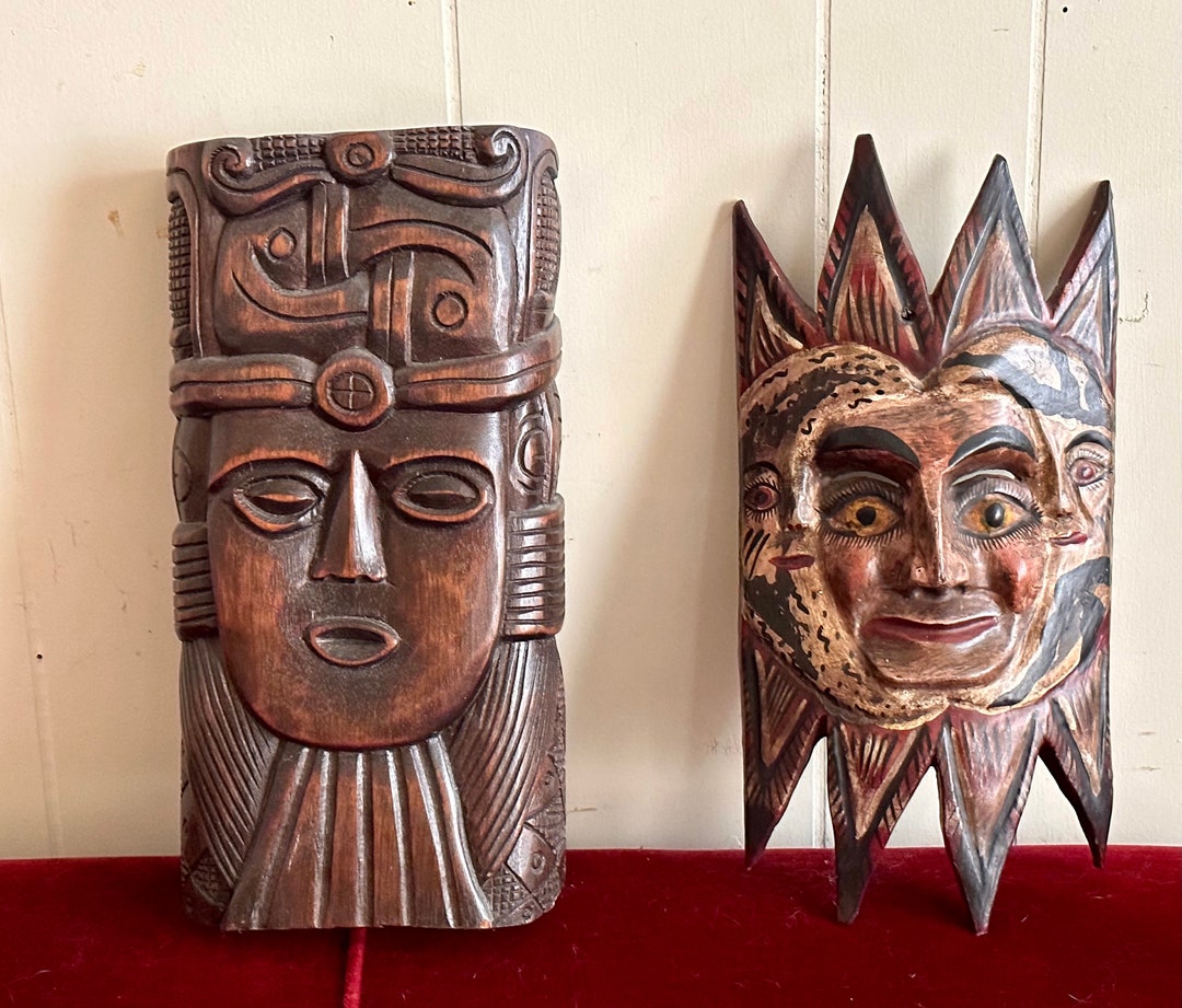 Vintage Mexican Masks Folk Art Masks Guerrero Masks - Etsy