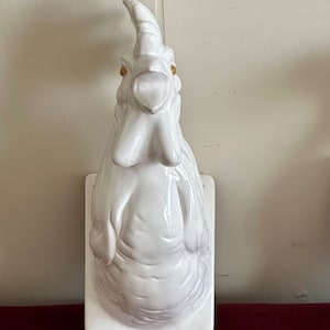 Vintage Ceramic Wall Hangings, Ceramic Kitchen Decor, Ceramic Chicken ...