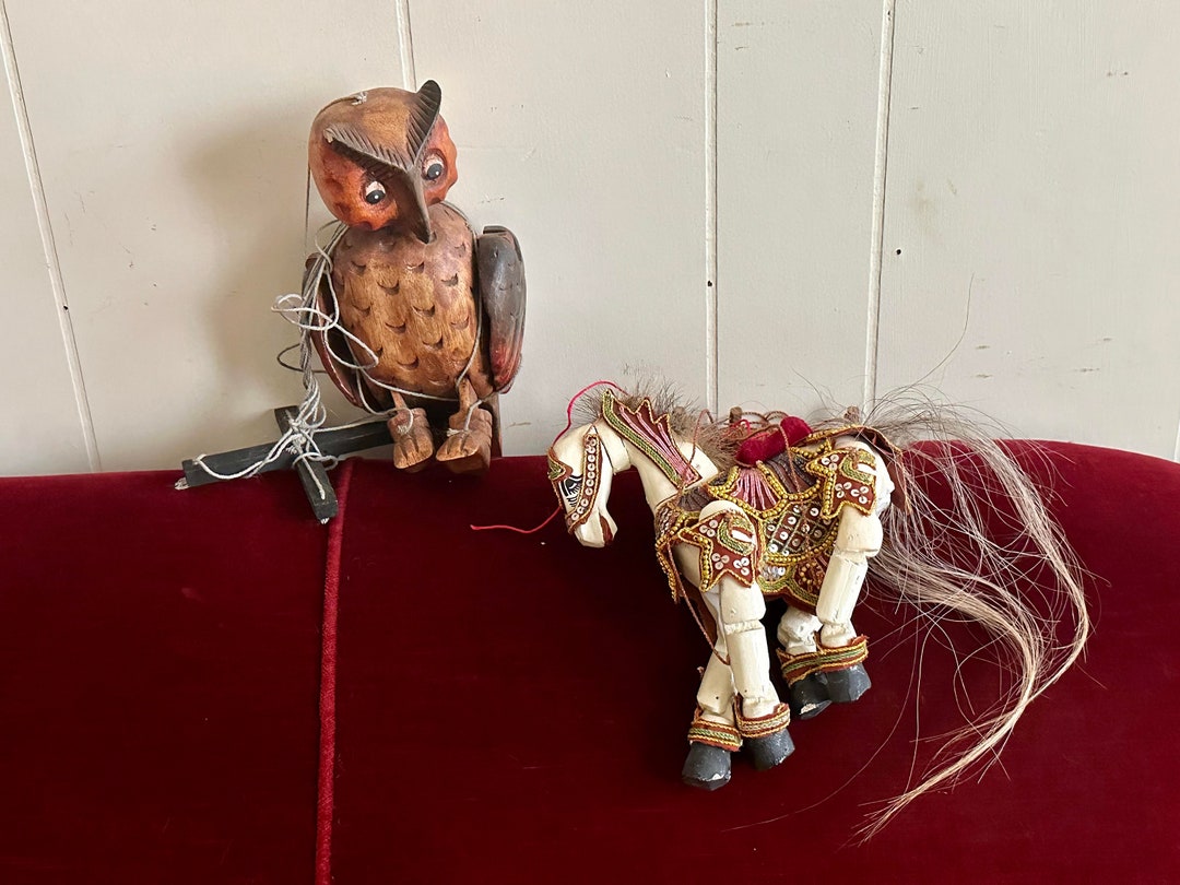 Vintage Puppets, Marionettes, Wood, Wall Decor, Folk Art - Etsy