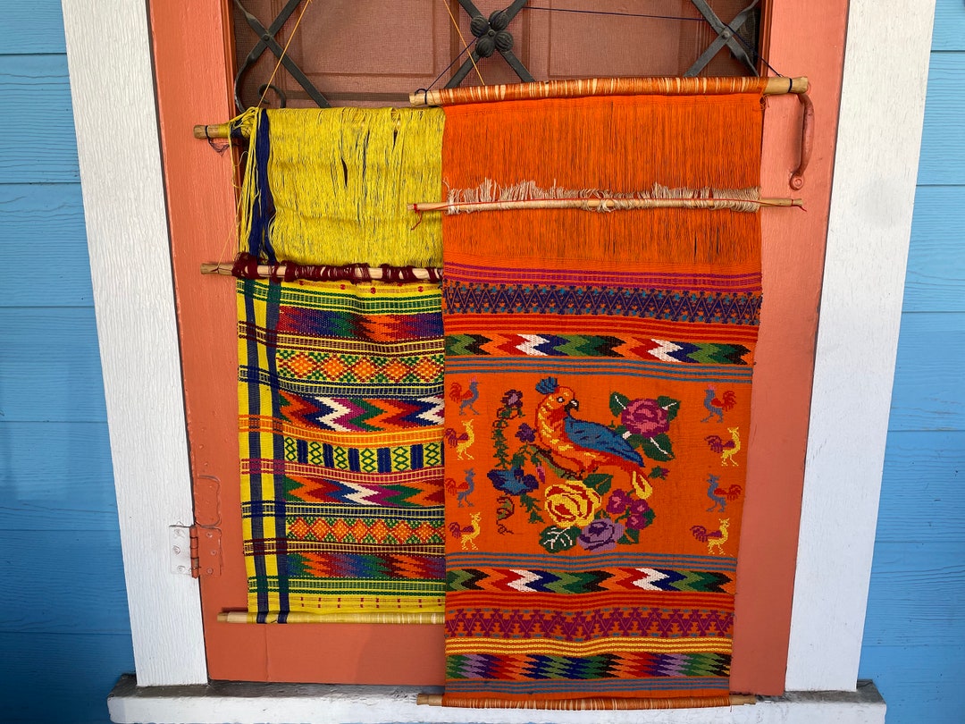 Vintage Guatemalan Weavings, Wall Decor, Wall Hanging, Loom - Etsy