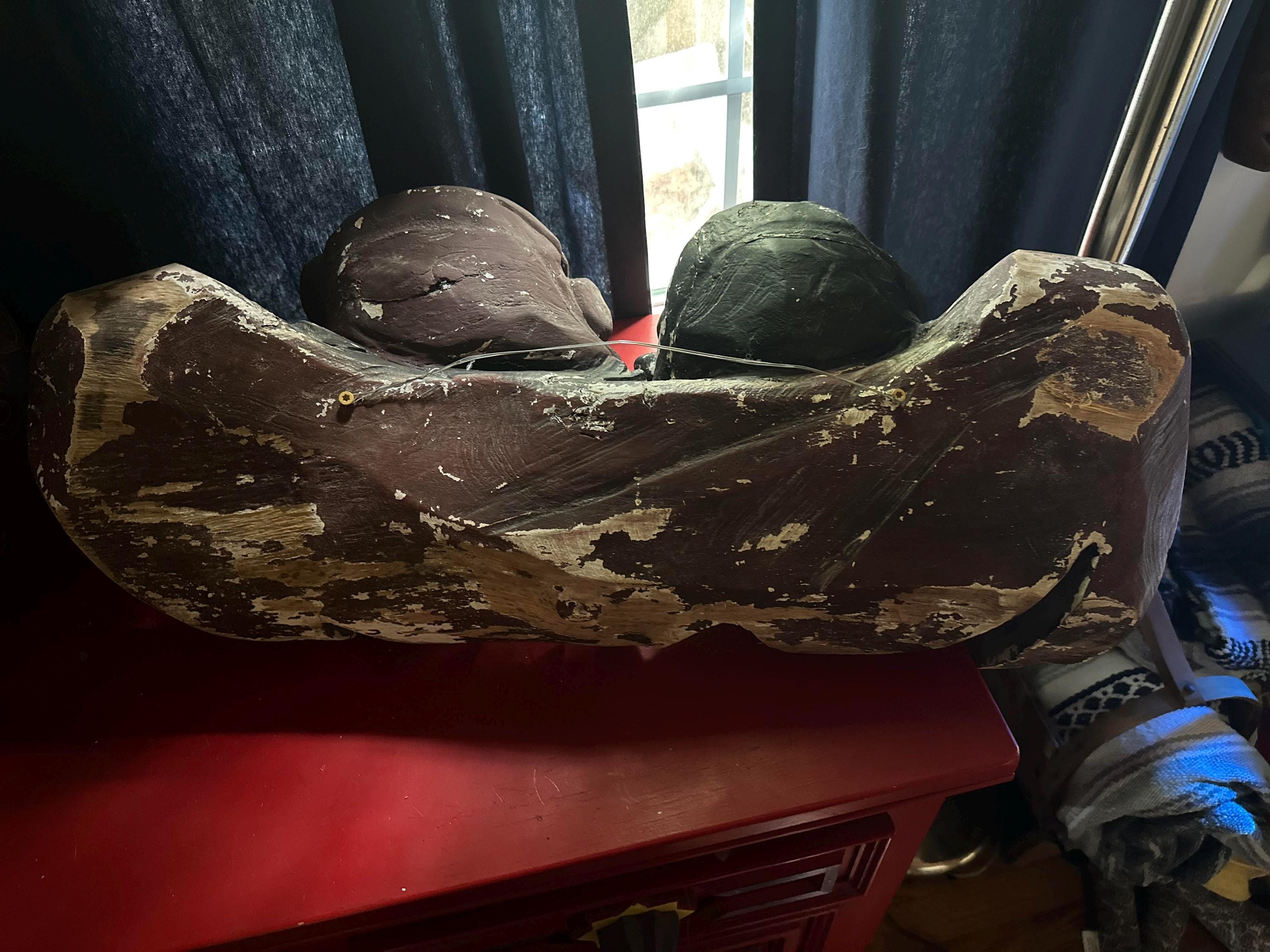 Vintage Angels Mexican, Cacheton Wood Angels, Mexican Folk Art, Hanging ...