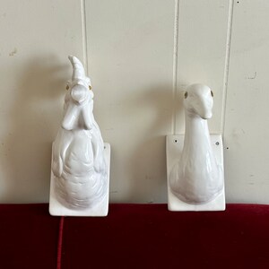 Vintage Ceramic Wall Hangings, Ceramic Kitchen Decor, Ceramic Chicken ...