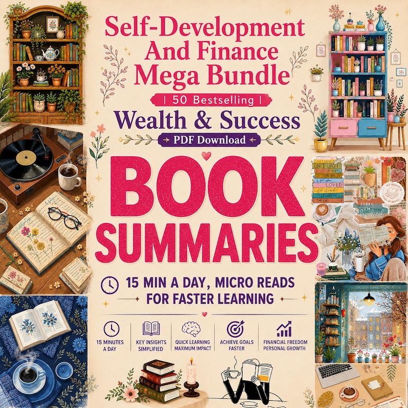 50 Bestselling Wealth & Success Book Summaries | Self-development ...