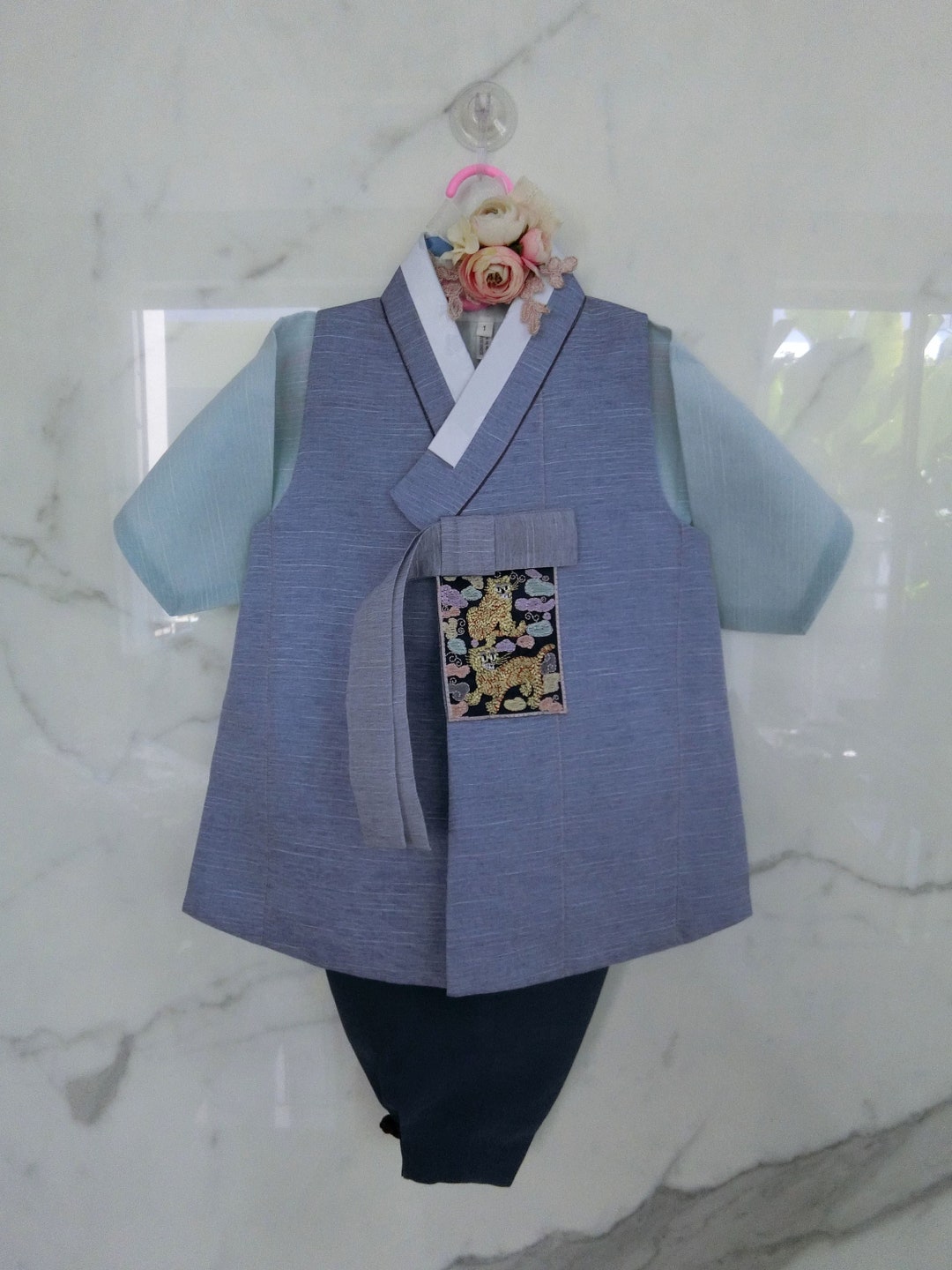 1 New Premium Blue HANBOK Boy Hanbok Boy Age1 102 Korean - Etsy