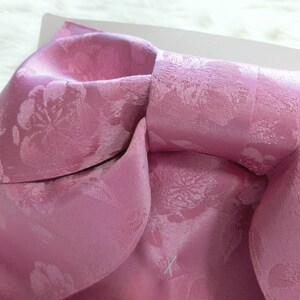 Premium Japanese Kimono "obi Bow" Women - Japanese Obi Pink With Flower ...